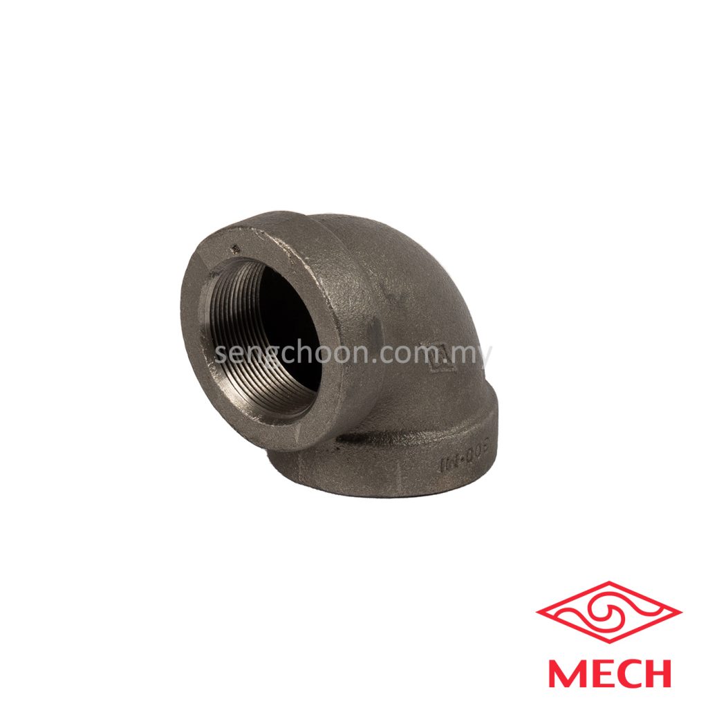 MECH MALLEABLE IRON STEAM MF 90 DEG STREET ELBOW 150LBS BSPT - sengchoon