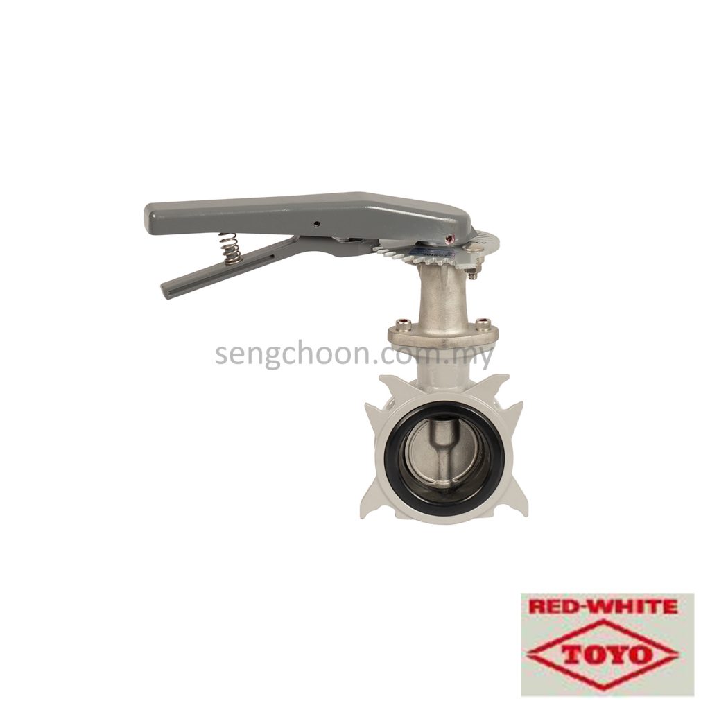 _TOYO ALUMINIUM WAFER BUTTERFLY VALVE LEVER TYPE, JIS10K, FIG.550LA ...