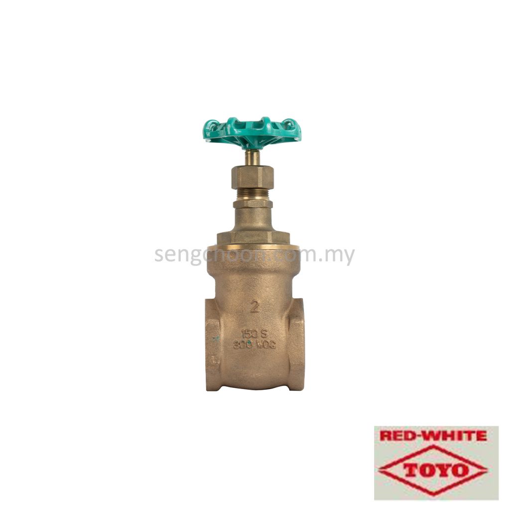 _TOYO CAST BRONZE NRS GATE VALVE BSPT THREADED END, CLASS 150, FIG.204A - sengchoon