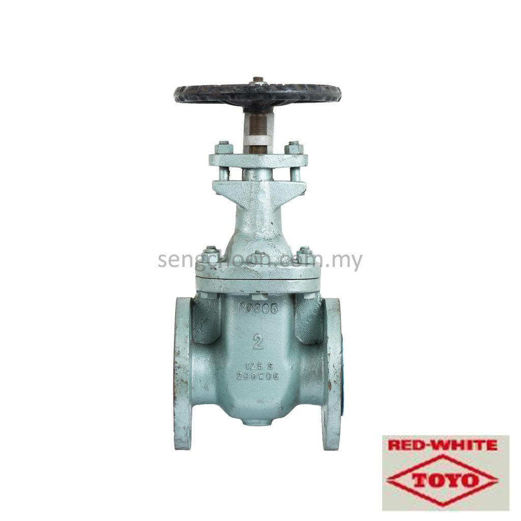 _TOYO CAST IRON NRS GATE VALVE FLANGE END PN16 , CLASS 125, FIG.415E ...