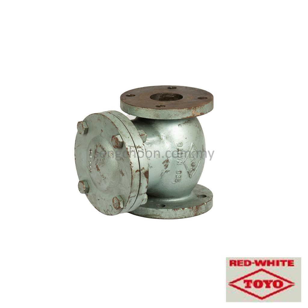 _TOYO CAST IRON SWING CHECK VALVE FLANGE END ANSI150 , CLASS 125, FIG ...