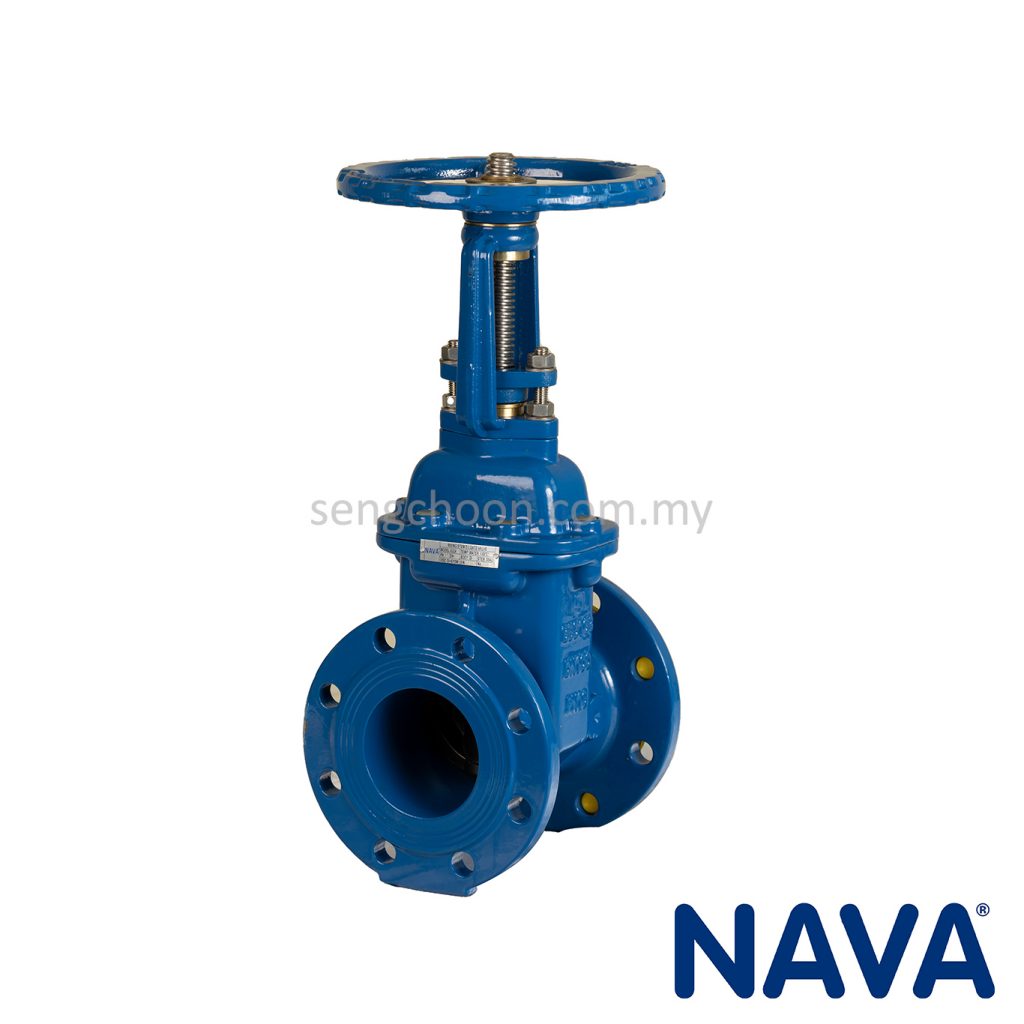 NAVA EPOXY COATED DUCTILE IRON WAFER LEVER BUTTERFLY VALVE, PN16, 837LA ...