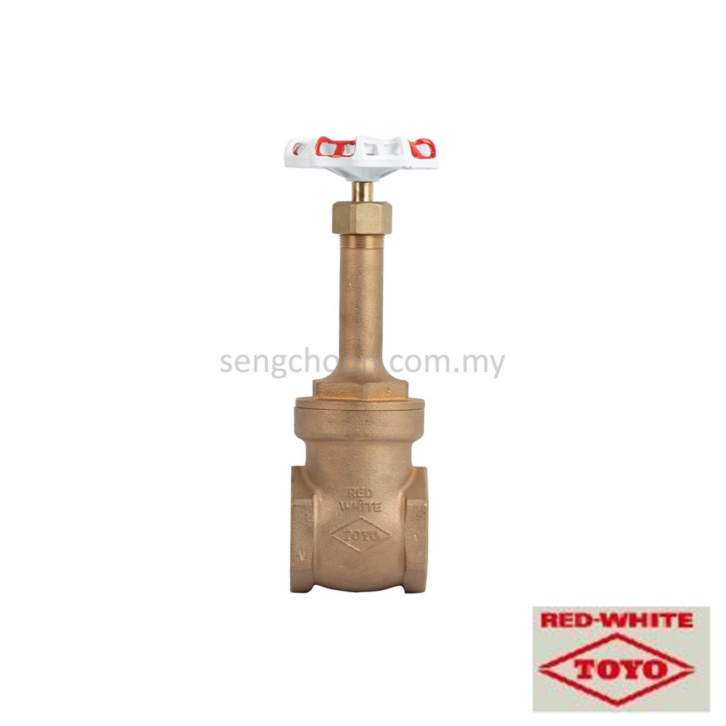 _TOYO CAST BRONZE RS GATE VALVE NPT THREADED END , CLASS 150, FIG.209 ...